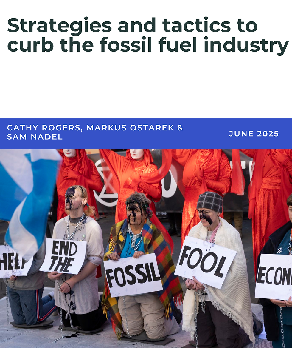 Tactics to curb fossil fuel corporations | Social Change Lab